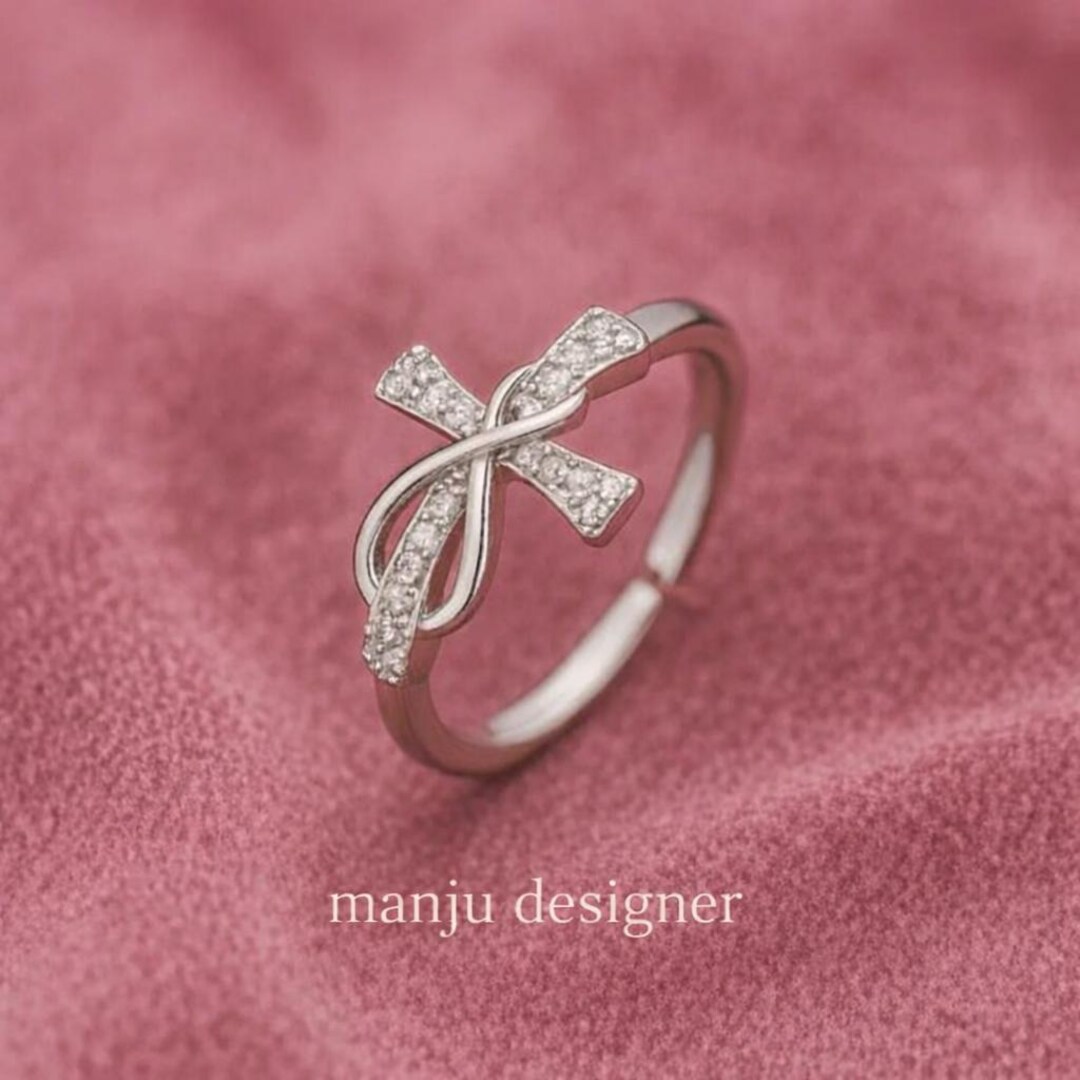 Infinity Cross Ring, Copper Christian Ring, Faith Jewelry for Women ...