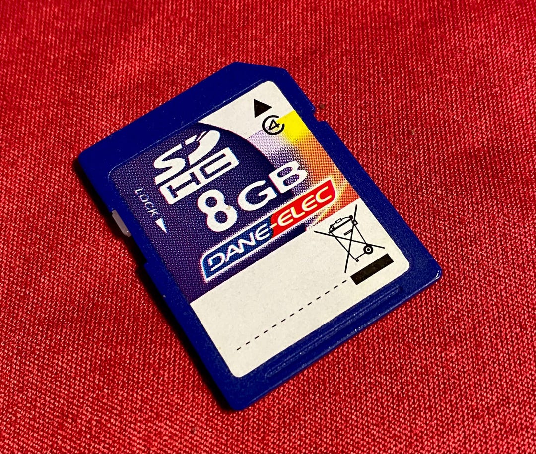 Dane-elec 8GB Class 4 SDHC Flash Memory Card (taiwan) - Etsy