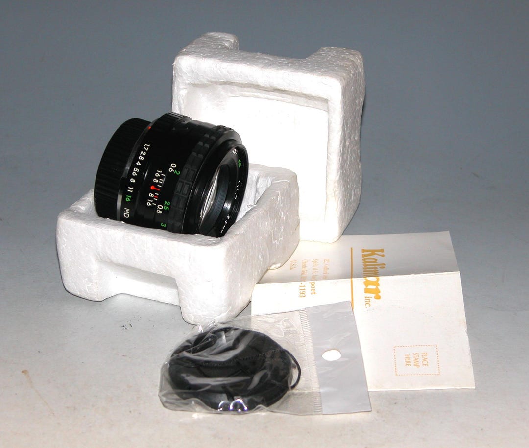 Kalimar Automatic MC 50mm 1:1.7 Lens for Minolta MD Mount Camera - Test ...