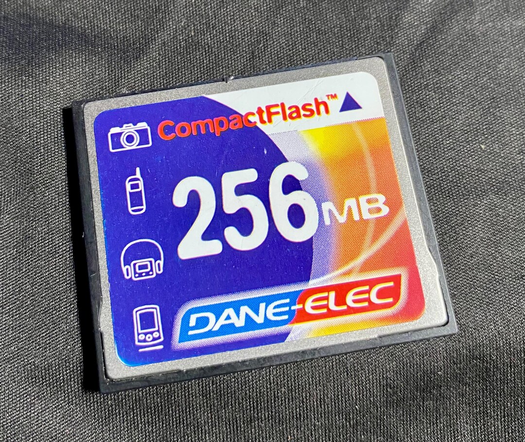 Dane-elec 256MB High-speed Compact Flash CF Memory Card - Etsy