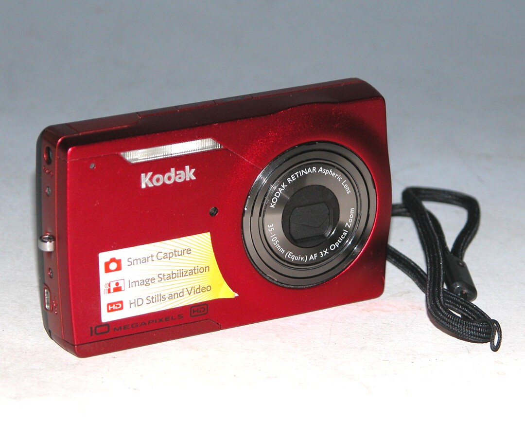 Kodak Easyshare M1093 IS 10.1MP Digital Camera Red 0058 new Battery ...