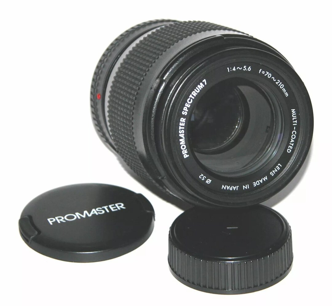 Promaster Spectrum 7 70-210mm F4-5.6 Macro Zoom Lens Minolta MD Mount ...