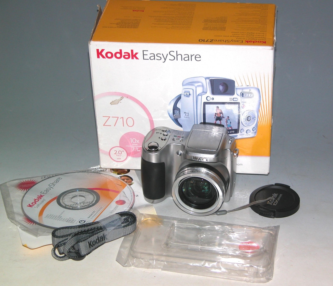 Kodak Easyshare Z710 7.1MP Digital Camera - Silver #8600 - Etsy
