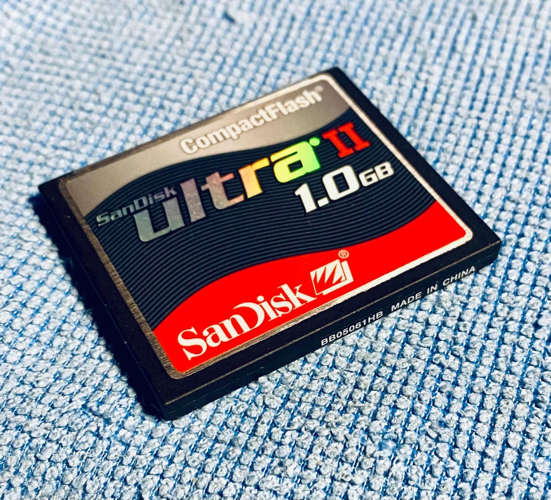 Sandisk 1GB Ultra II Compactflash Memory Card - Etsy