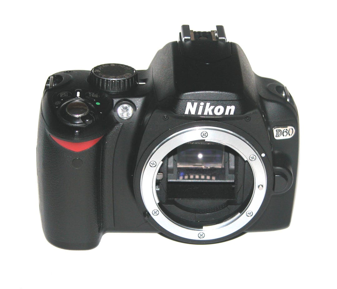 Reconditioned - Nikon D60 10.2MP Digital SLR Camera (body Only) #0163 (shutter Count 4372) - Etsy