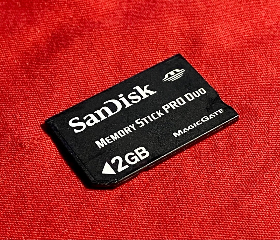 Sandisk 2GB Memory Stick Pro Duo Memory Card - Etsy