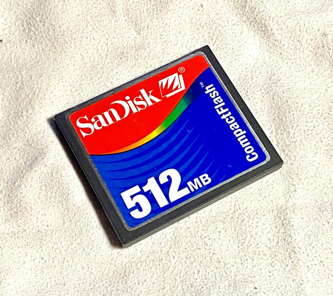 Sandisk 512MB Compact Flash CF Card (type I) - Etsy