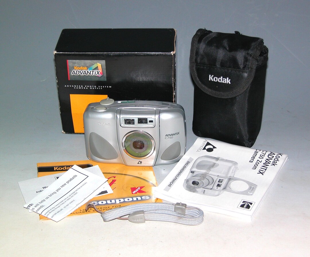 Kodak Advantix C750 Zoom Film Camera APS System #2272 - Etsy