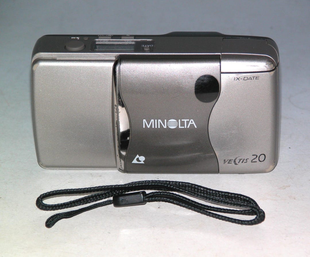 Minolta Vectis 20 APS Point & Shoot Film Camera - Silver #6525 - Etsy