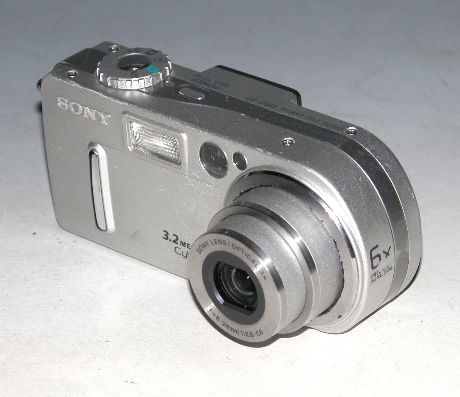 Sony Cyber-shot DSC-P7 3.2 MP Digital Camera Silver 8210 - Etsy