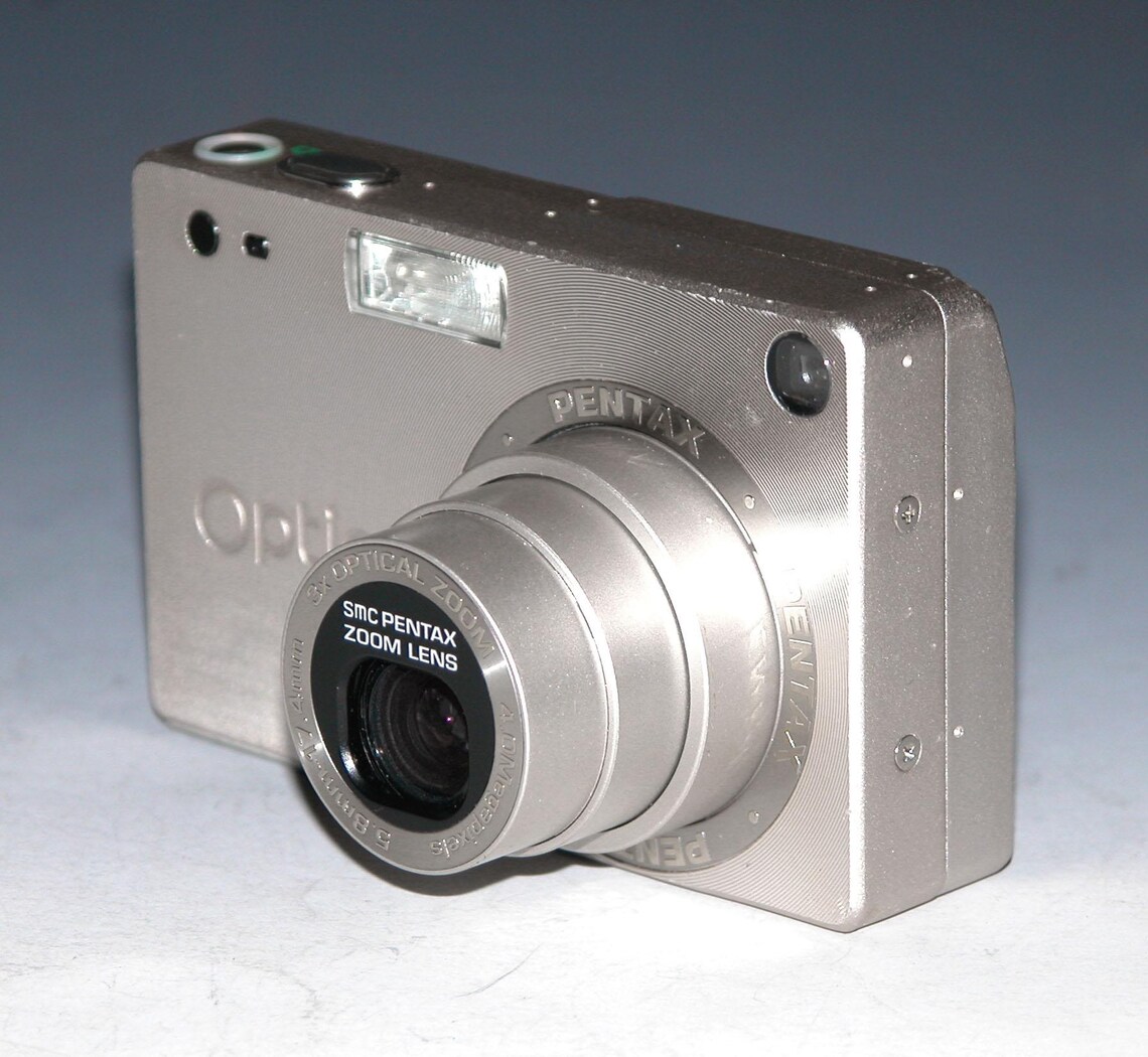Pentax Optio S4 4MP Digital Camera Silver 9128 - Etsy