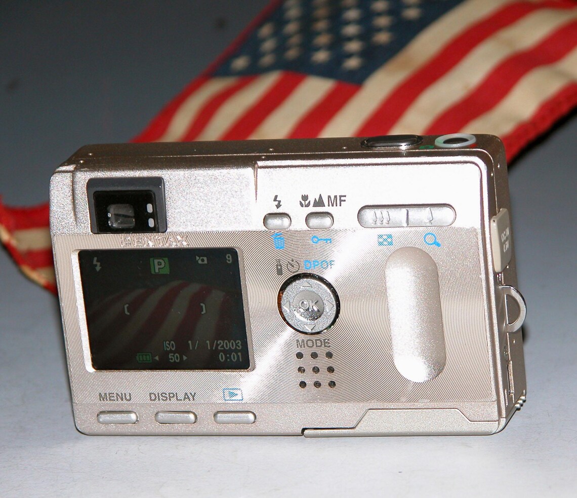 Pentax Optio S4 4MP Digital Camera Silver 9128 - Etsy