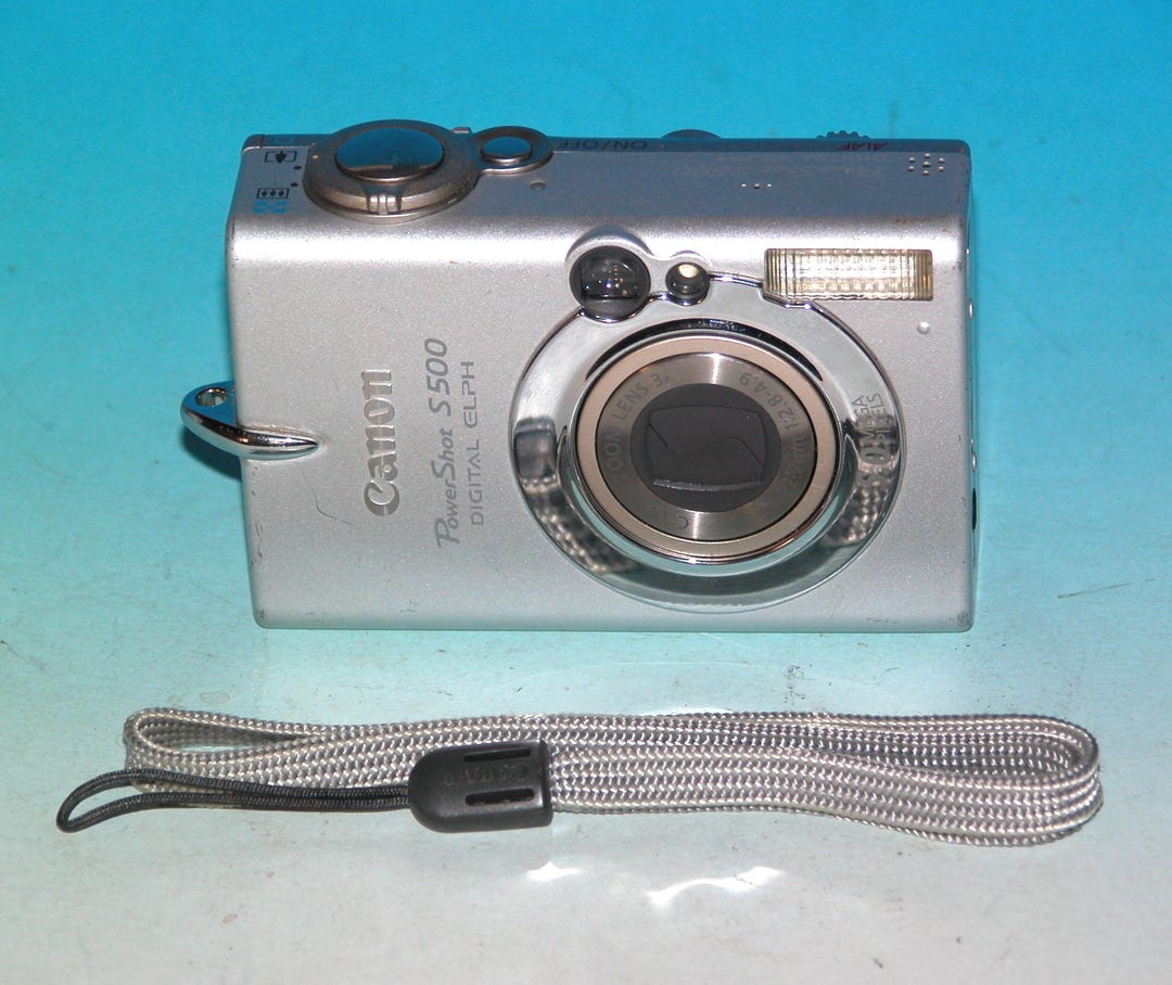 Reconditioned - Canon Powershot Digital ELPH S500 5.0MP Camera #1868 - Etsy