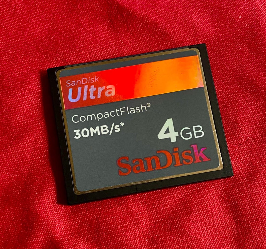 Sandisk Ultra 4GB Compactflash Card 30mb/s CF Memory Card #8011 - Etsy