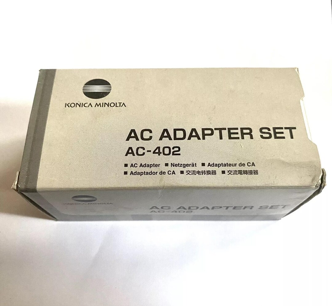 Konica Minolta AC Adapter Set AC-402 + DA-200 for Dimage Xi, X50 & X6 ...