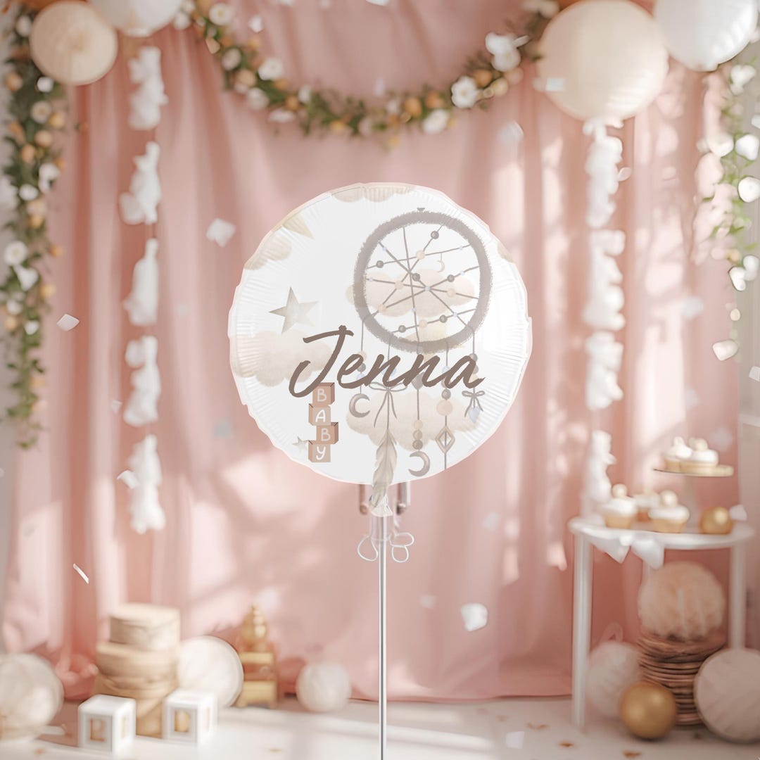 Dreamcatcher Baby Name Balloon 11" - Etsy