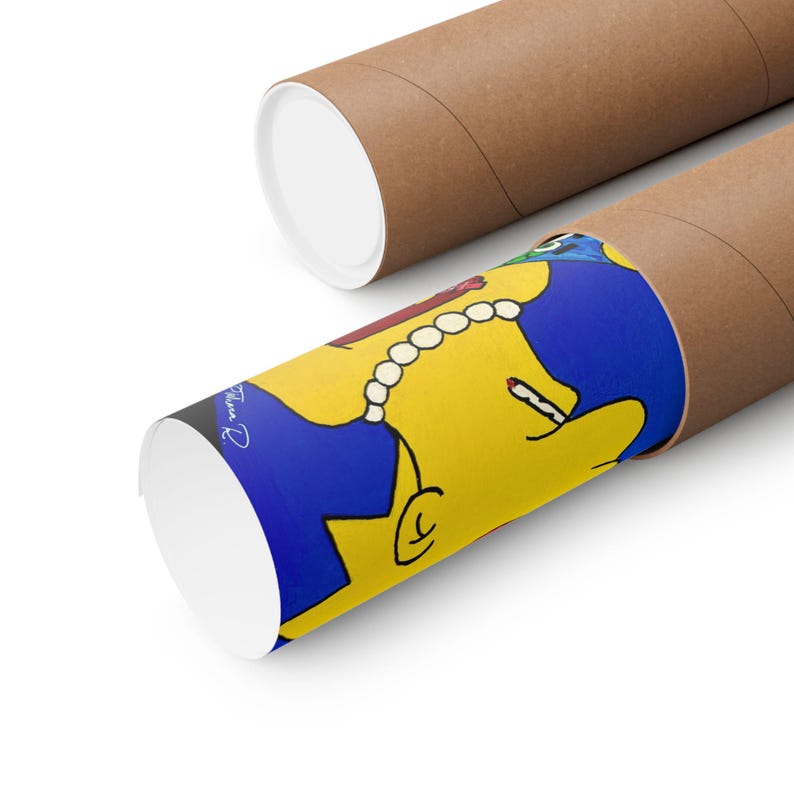 Simpsons Stoner Poster Art, Cartoon Parody Art Print | Bart and Lisa ...