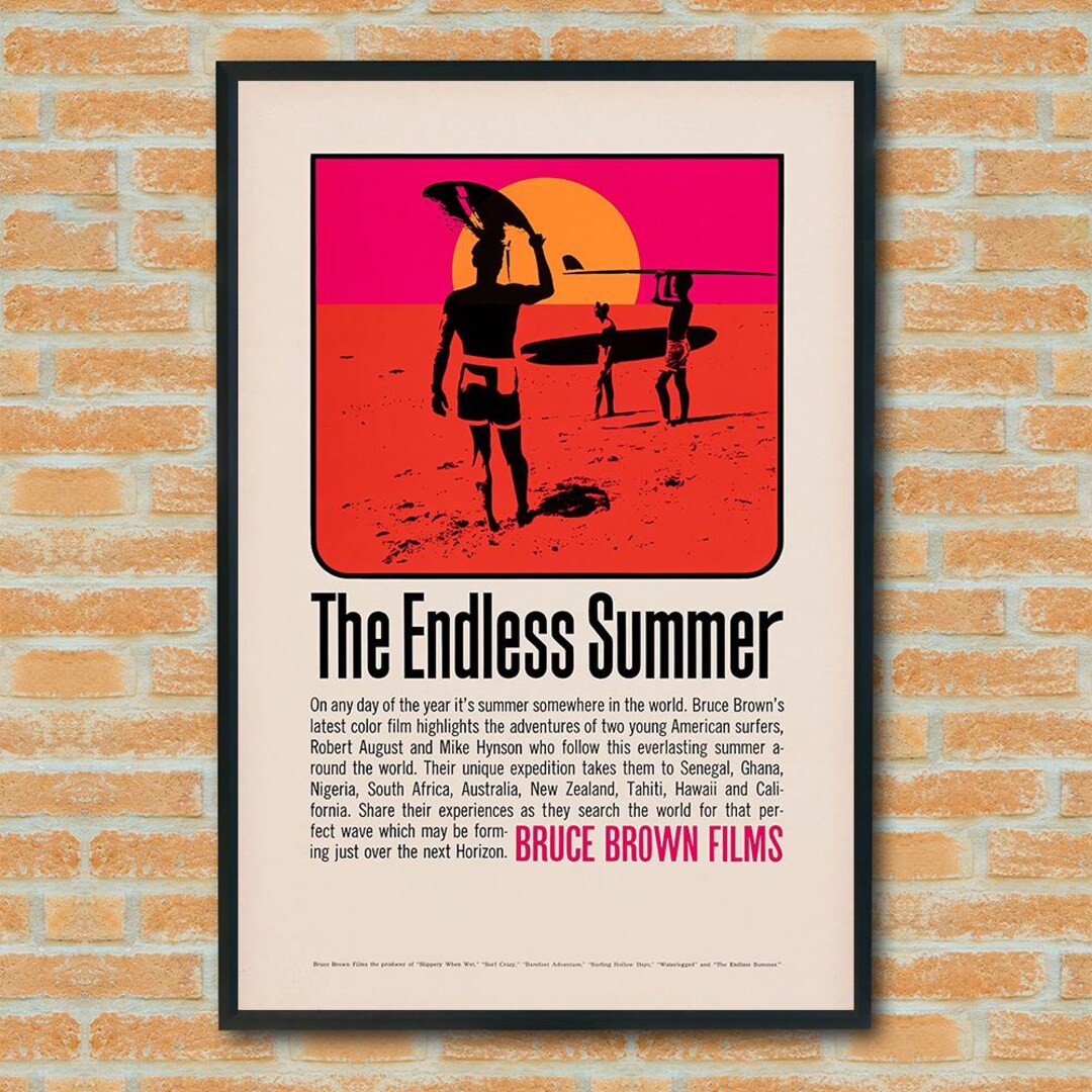The Endless Summer Movie Poster, Movie Fan Collectibles, Wall Decor ...