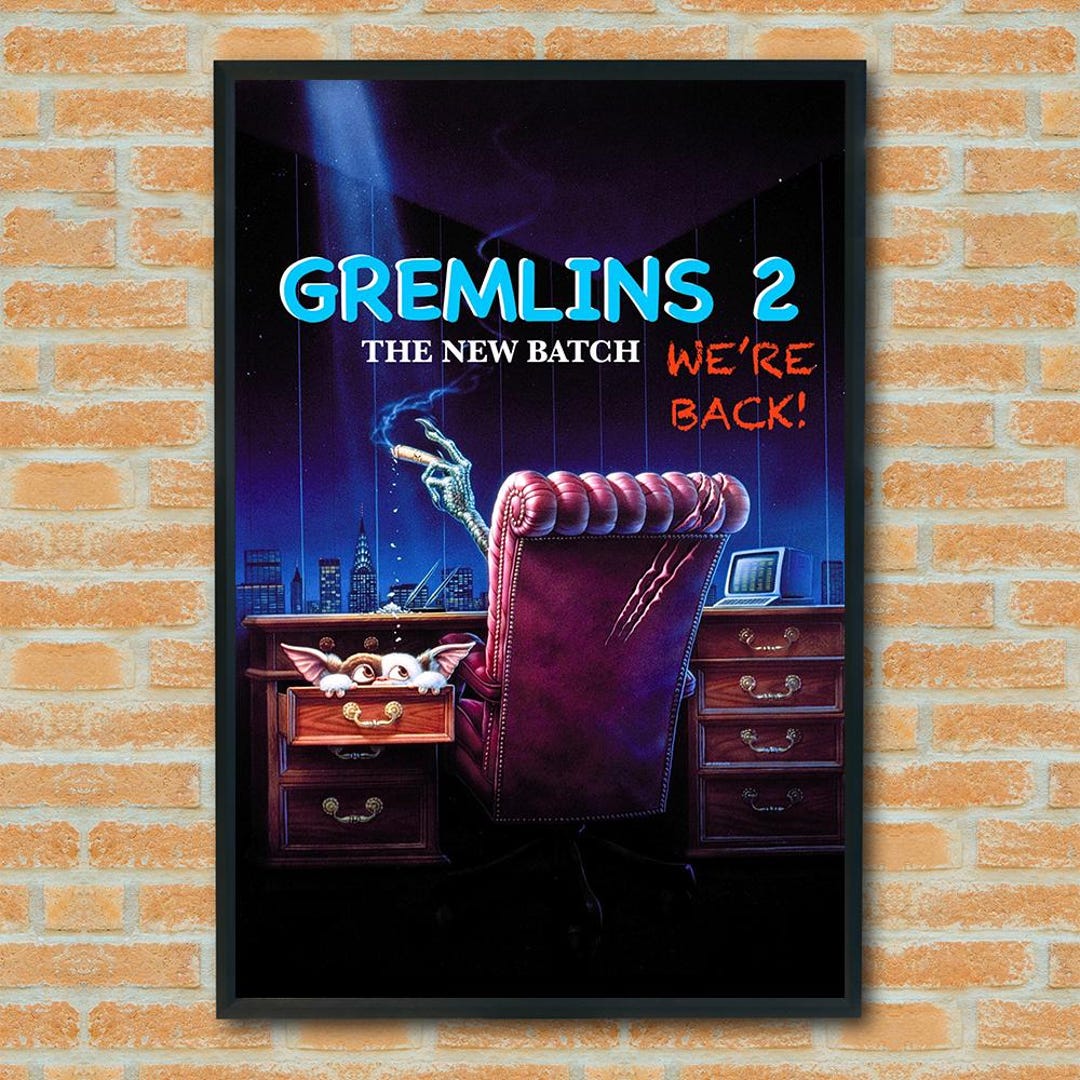 GREMLINS2 Movie Poster, Movie Fan Collectibles, Wall Decor Posters ...