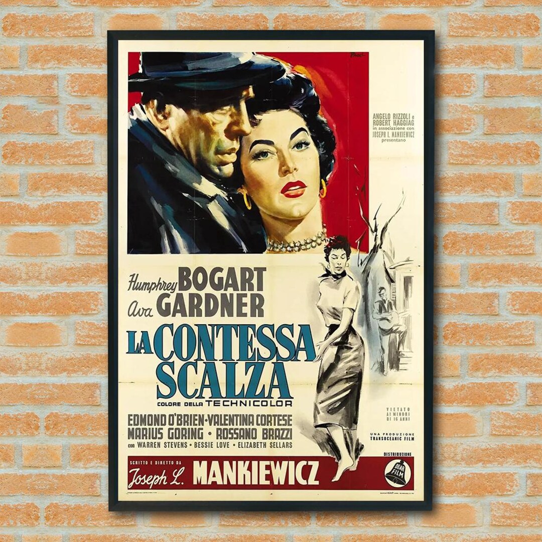 The Barefoot Contessa Movie Poster, Movie Fan Collectibles, Wall Decor ...