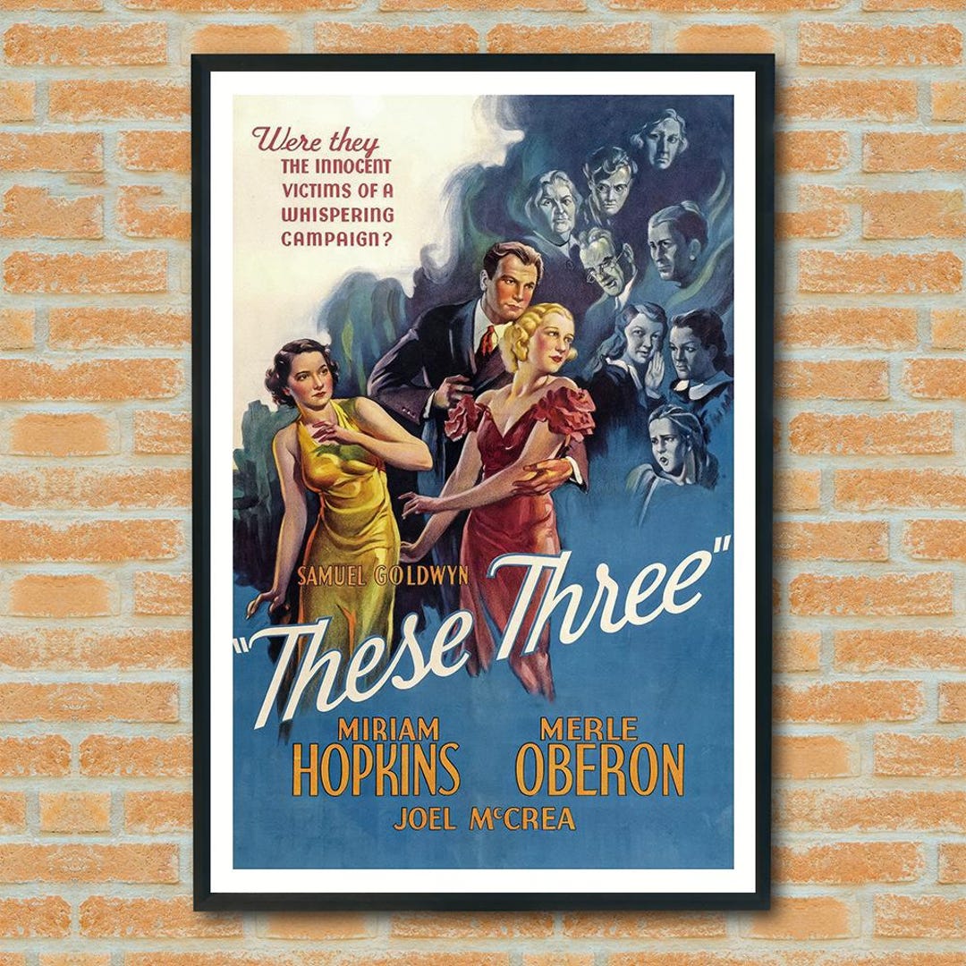 These Three Movie Poster, Movie Fan Collectibles, Wall Decor Posters ...