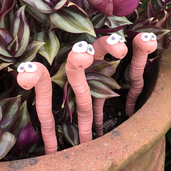 Ceramic Garden Worm - Etsy