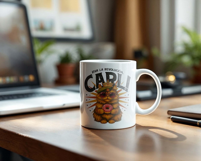 Viva La Revolucion Carl, Dungeon Crawler Carl Book Series Mug, New ...