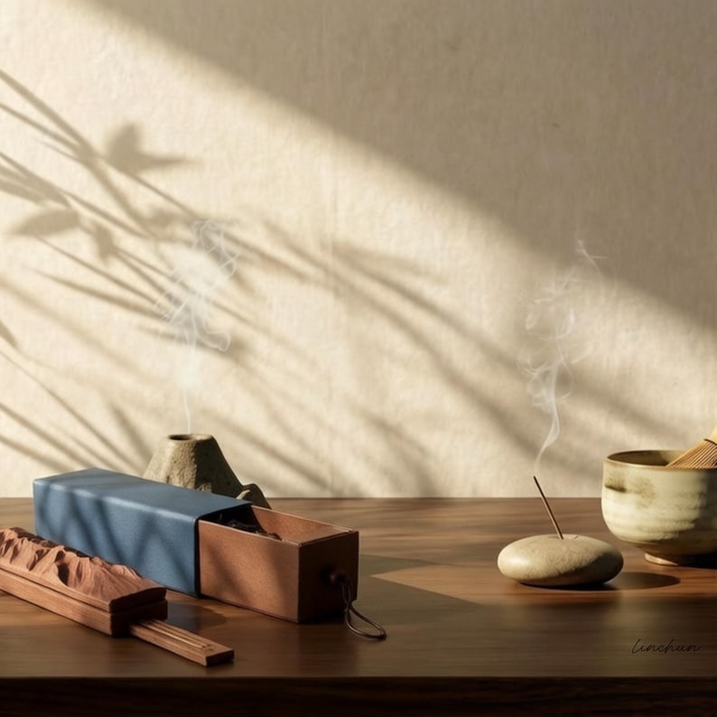 Black Walnut Mountain Incense Burner – Hidden Storage, Zen Meditation ...