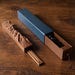 Hand Carved Mountain Incense Box With Storage |black Walnut Incense ...
