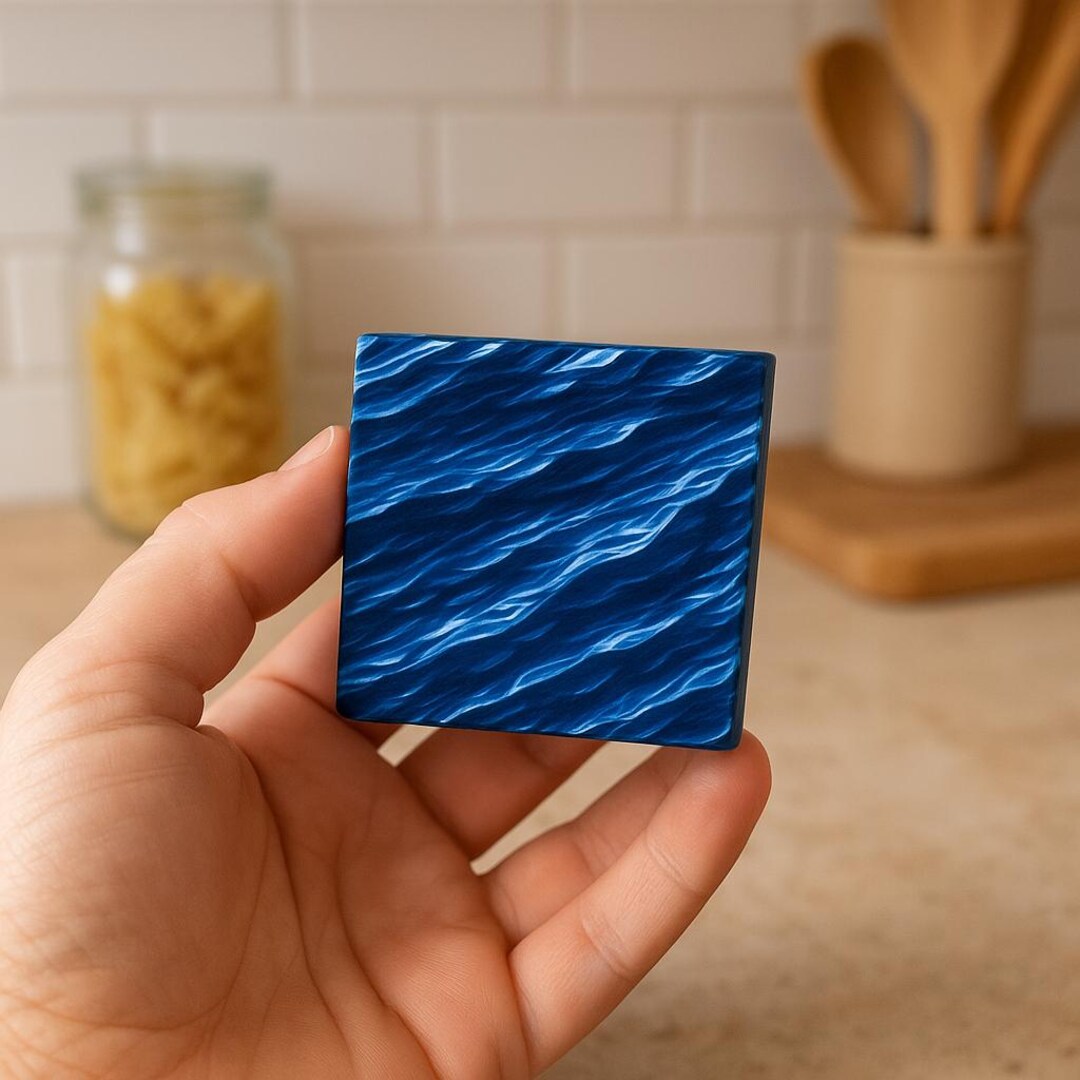 Handcrafted Wooden Ocean Wave Magnet – Coastal Decor, 6cm - Etsy