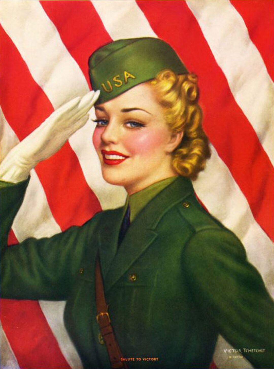 WW2 Bombshell, a 4.25 X 5.5" Greeting Card - Etsy