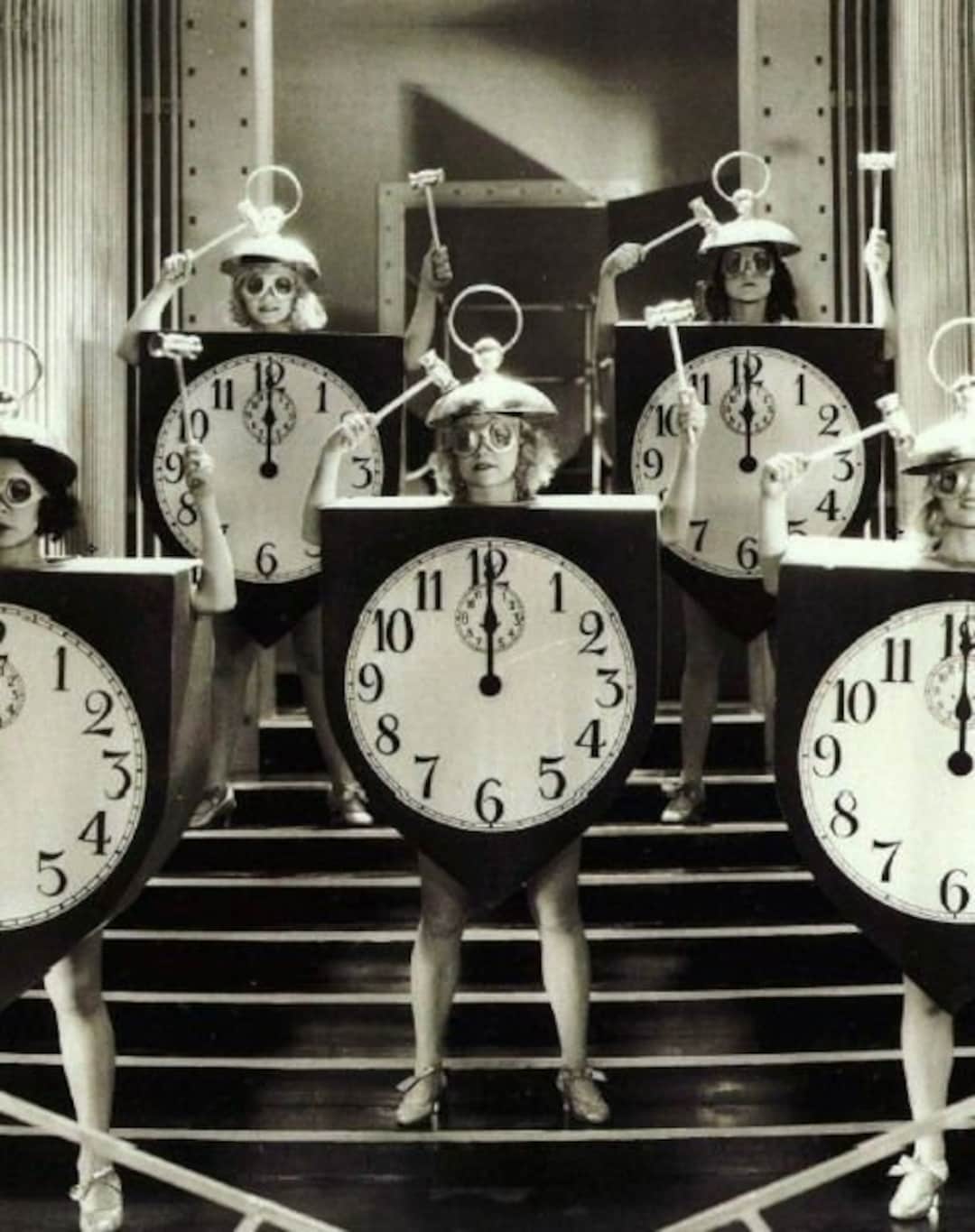 The Dance of the Clocks - Etsy