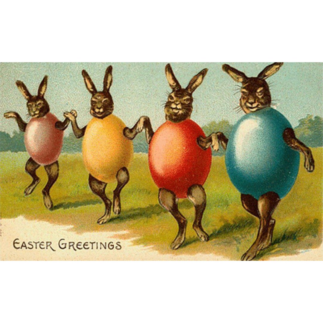 Easter Greetings #3, a 4.25 X 5.5" Greeting Card - Etsy