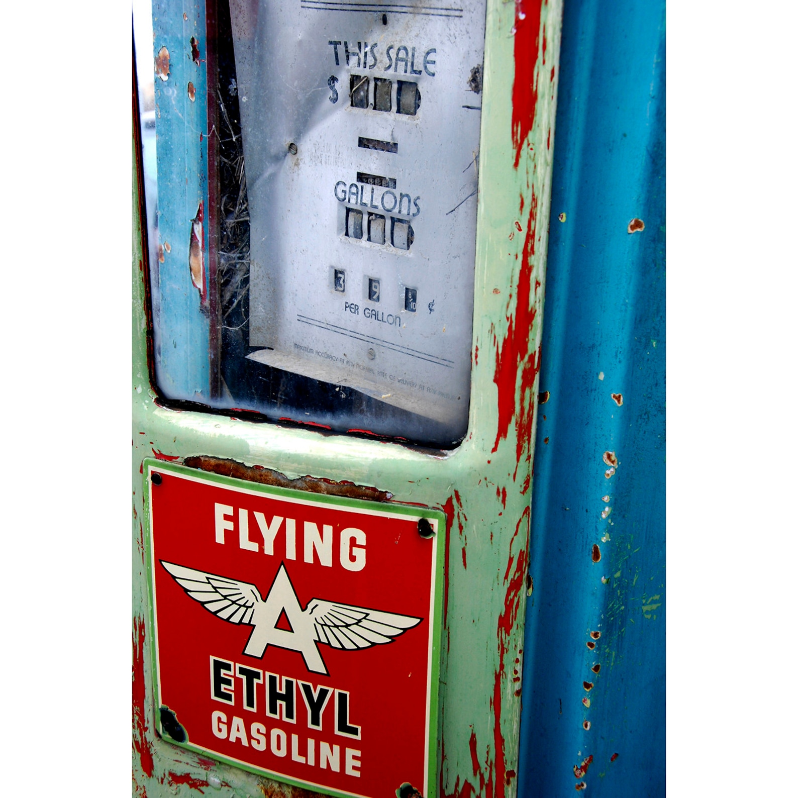 Photo of Flying A Gas Pump (international) on 8 1/2" X 11" Paper - Etsy