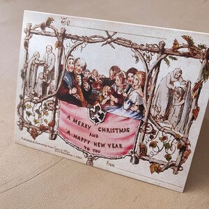 The First Christmas Card, 1843 - Etsy