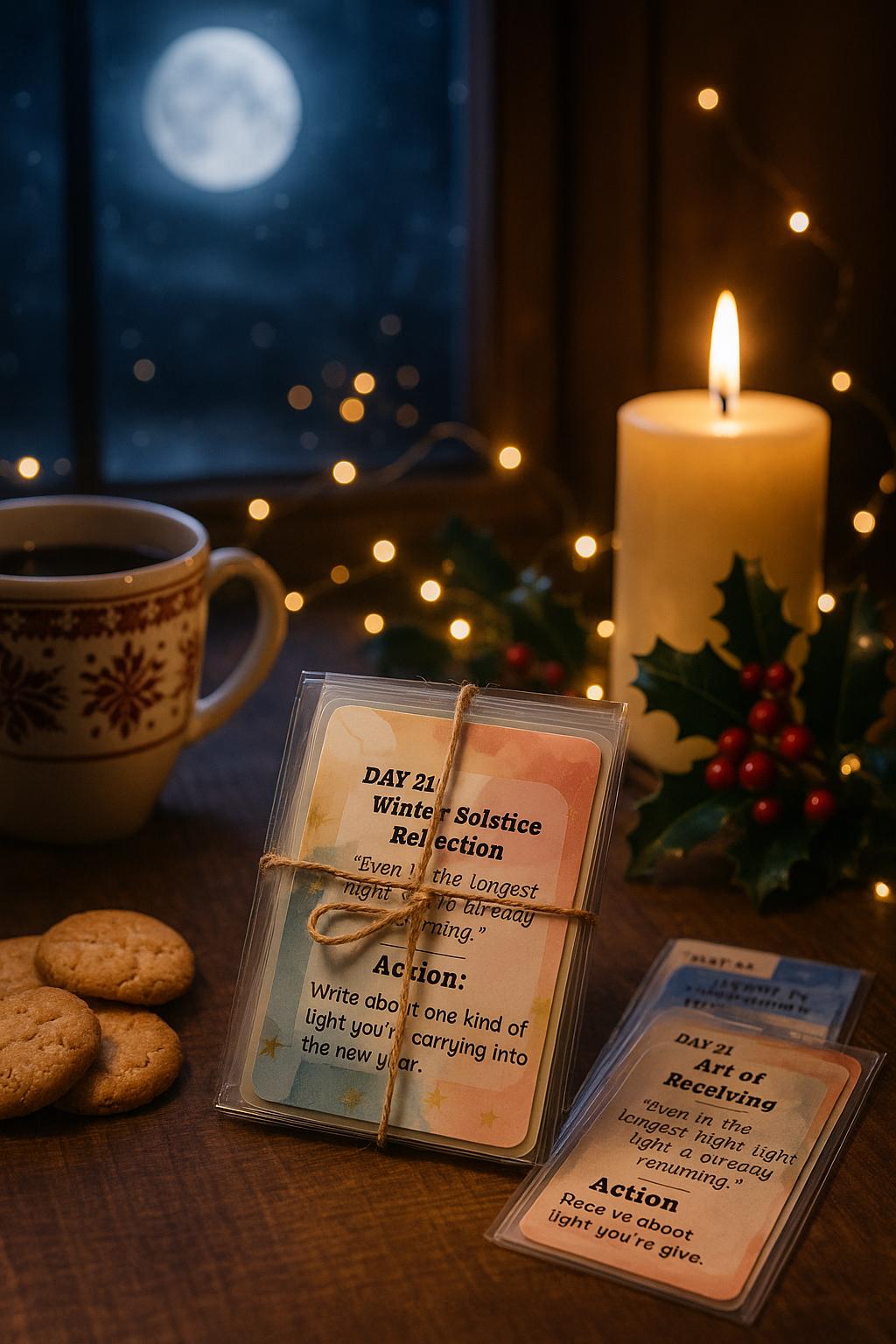 Mindful Advent Calendar With 25 Gratitude Cards – Gratitude Journal ...