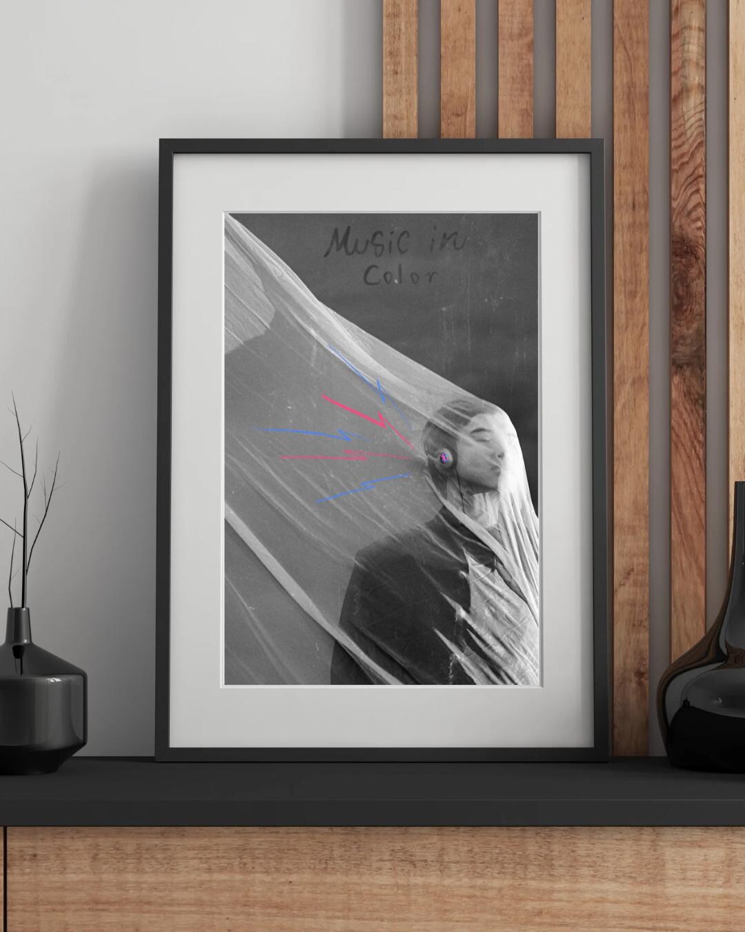 Music in Color Poster, Instant Digital Download, Printable Wall Art - Etsy