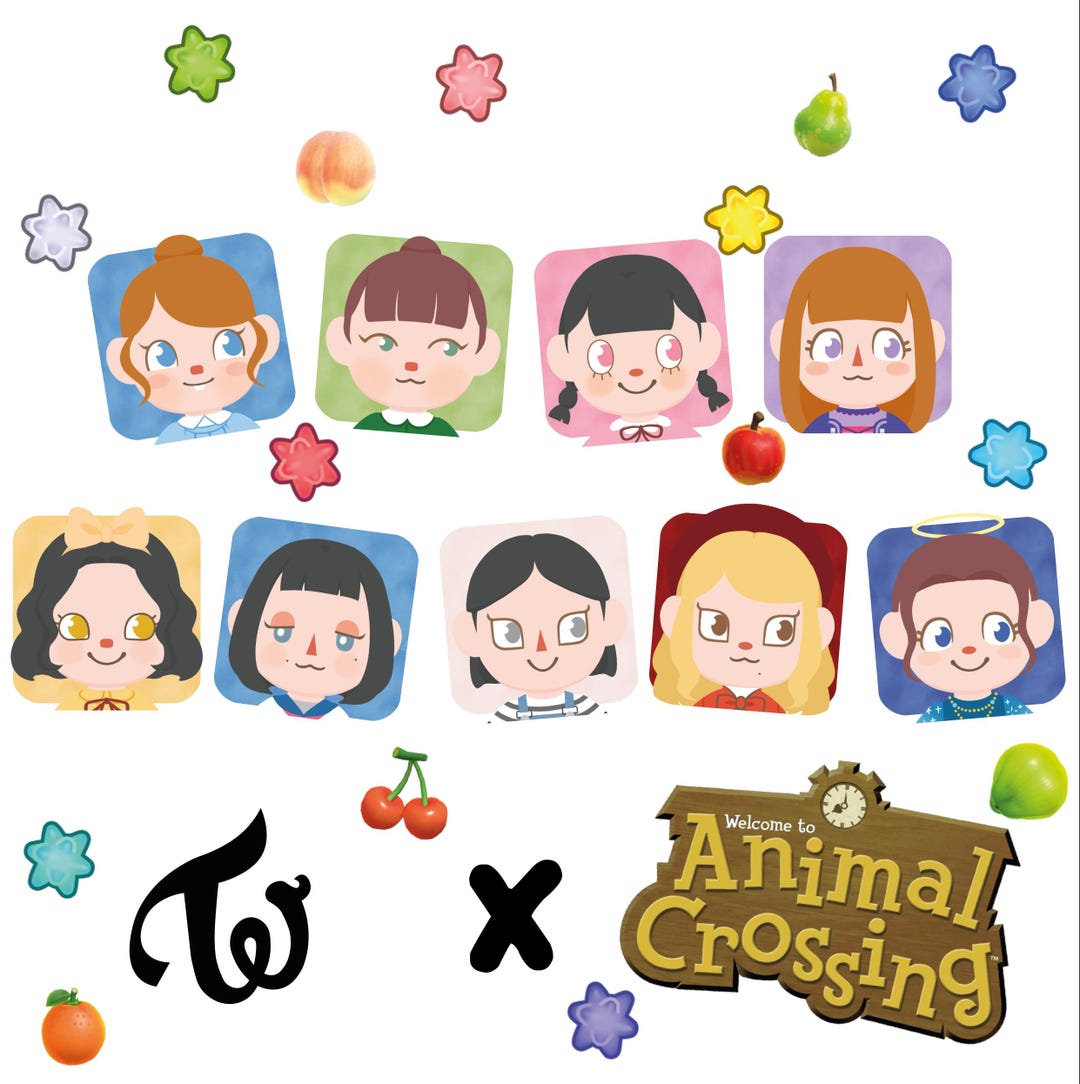 TWICE Fanmade Photocards Animal Corssing Inspired - Etsy