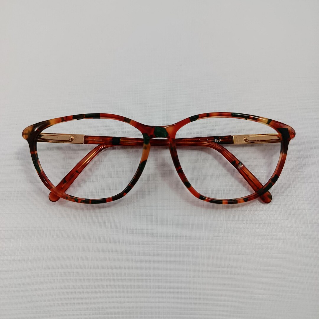 Vintage Rodenstock Eyeglasses NOS | Model 512 A Red Tortoise Panto ...