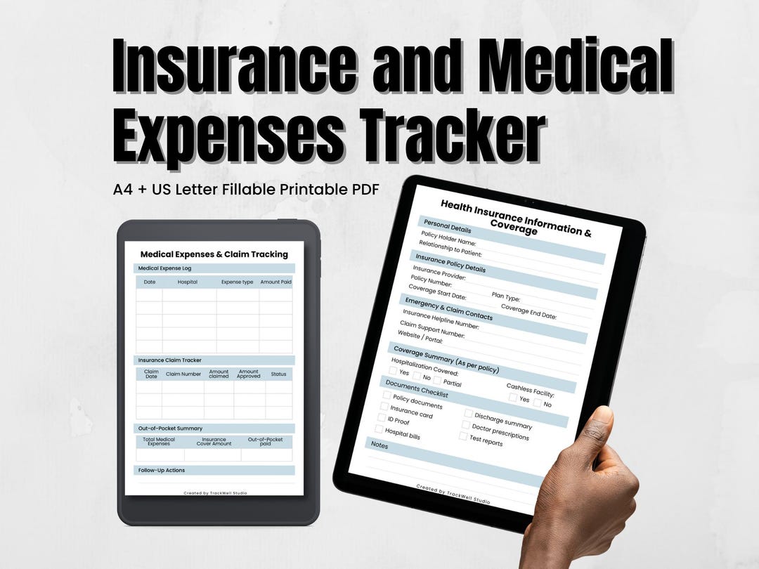 Insurance and Medical Expenses Tracker | Health Insurance Policy and ...
