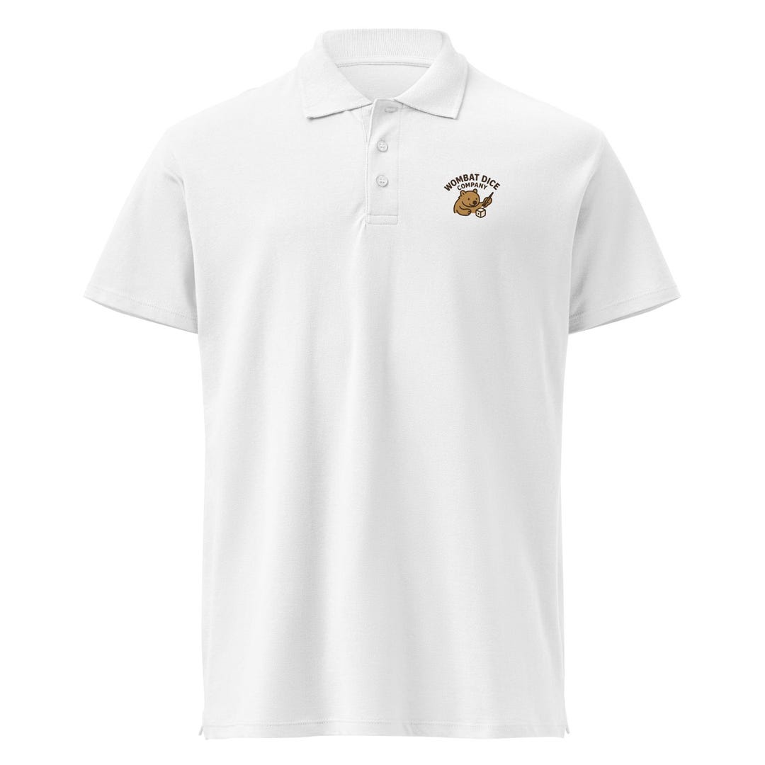 Wombat Dice Premium Pique Polo Shirt - Etsy