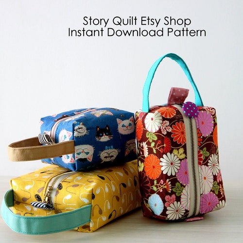 Mini Boxy Coin Pouch PDF Digital Pattern for Download. DIY - Etsy