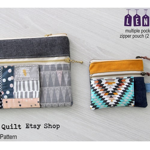 PDF Sewing Pattern Key Chain Coin Purse / Pouch Wallet - Etsy