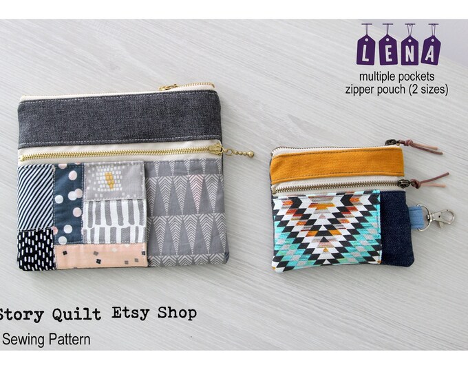 Minimalist Wallet PDF Sewing Pattern, Instant Download, Pouch Pattern ...