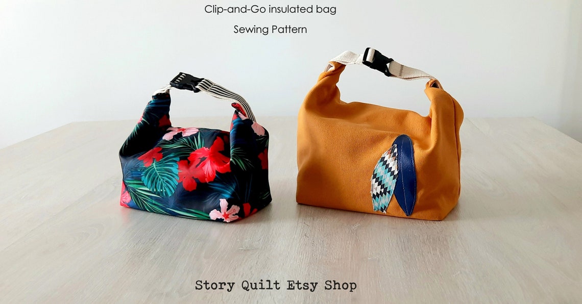 Pdf Sewing Pattern Lunch Bag Pattern Project Bag Sewing - Etsy