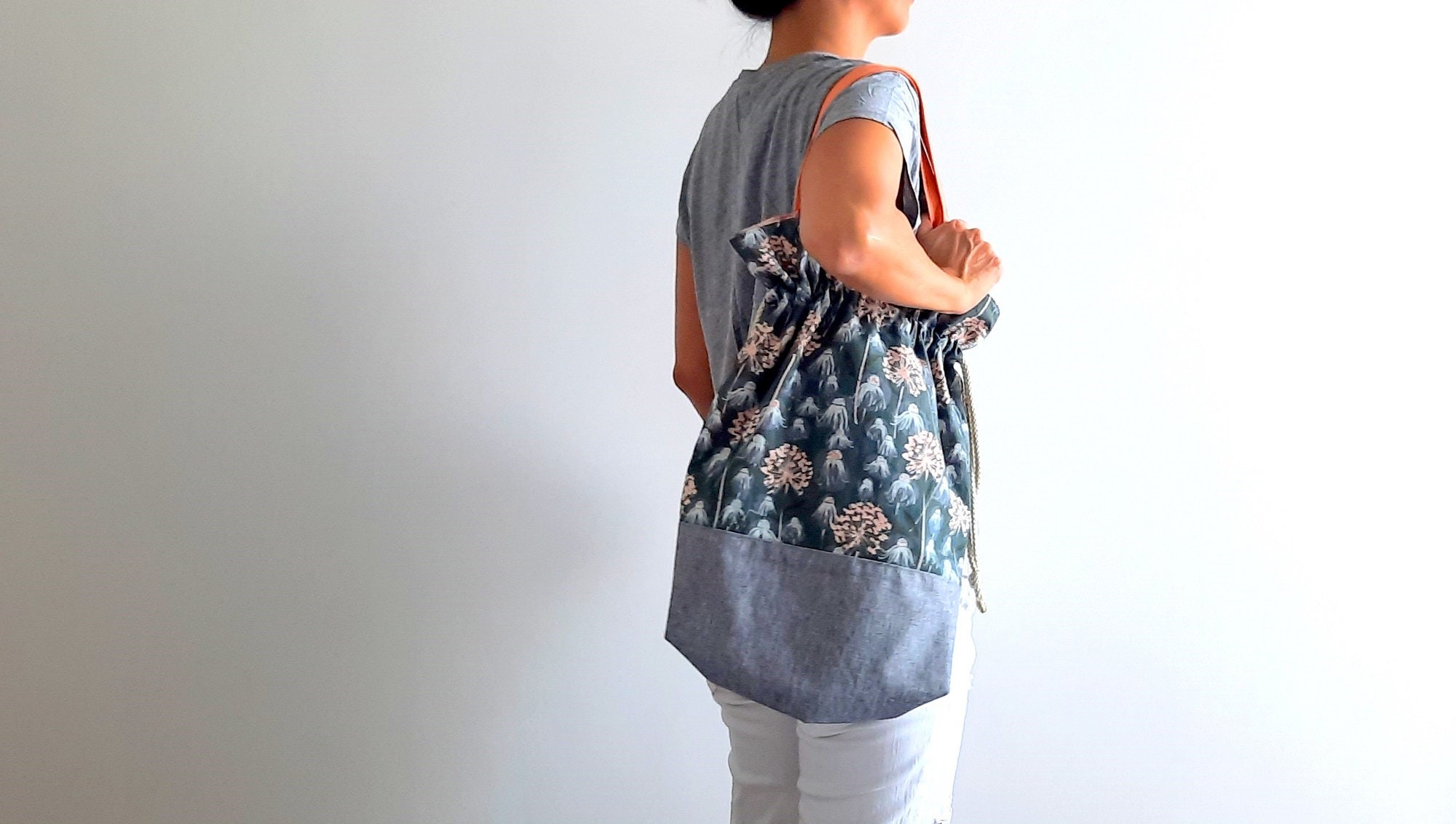 Drawstring Bag 3 Sizes PDF Sewing Pattern Sewing Tutorial - Etsy