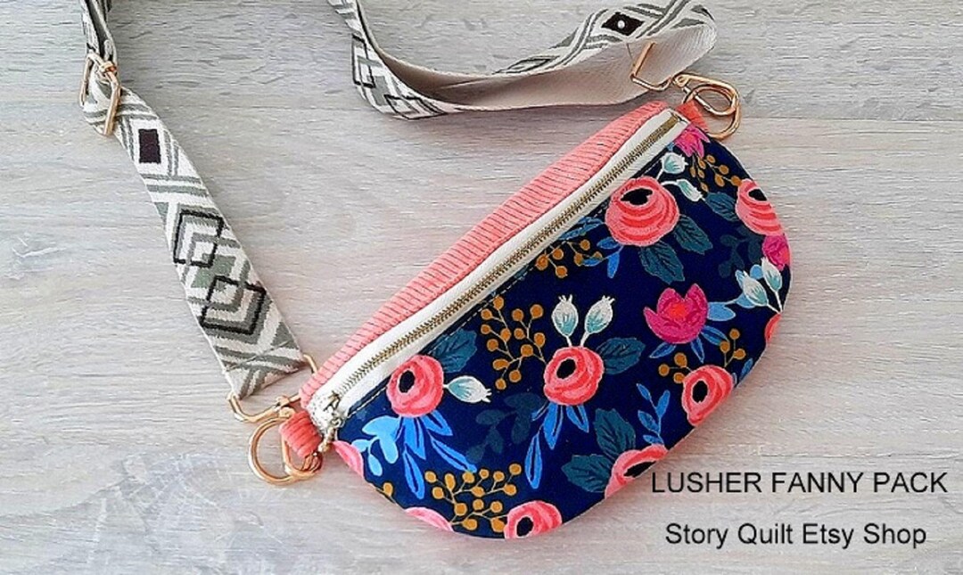 Convertible Fanny Pack Sewing Pattern With Video Tutorial (PDF Pattern ...