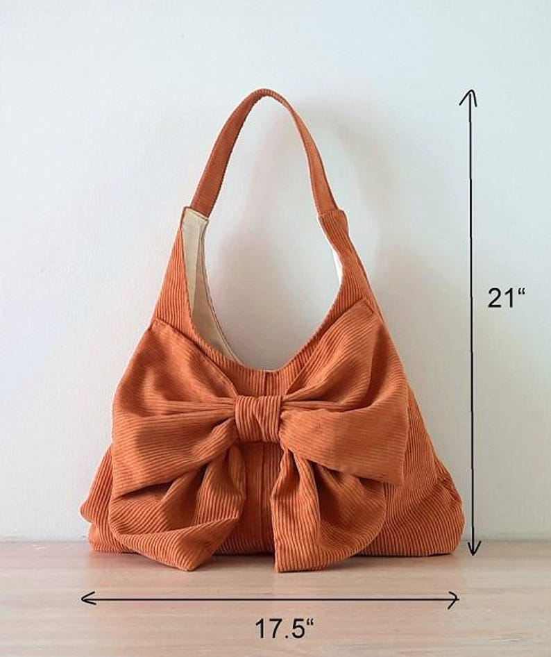 Video Tutorial, Hobo Bow Bag Sewing Pattern, Slouchy Bag PDF (digital ...
