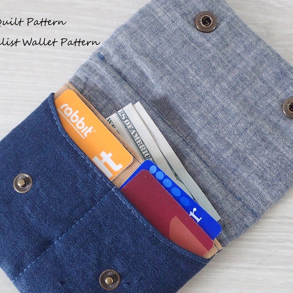 The Trifold Wallet PDF Sewing Pattern - Etsy Canada