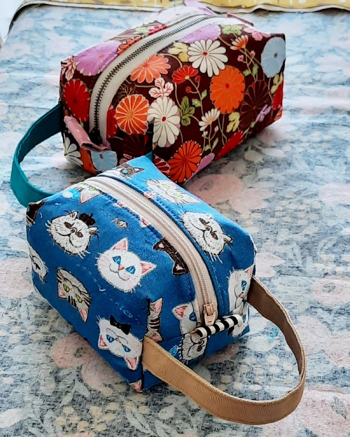 Boxy pouch tutorial easy pouch pattern box pouch digital | Etsy